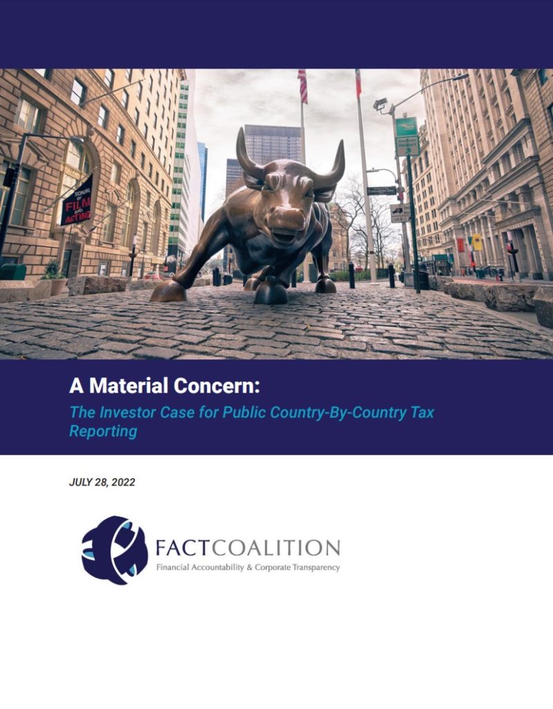 A Material Concern: The Investor Case for Public Country-by-Country Tax ...